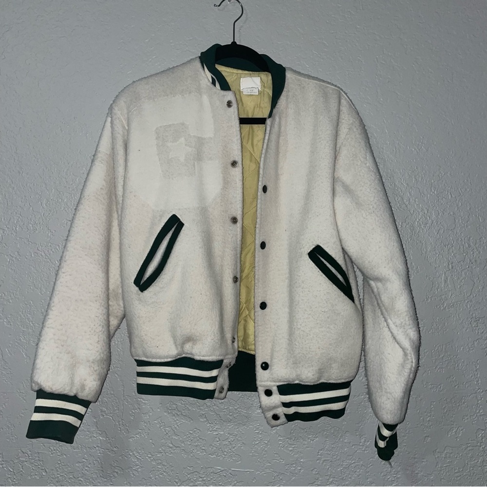 Vintage Varsity Letterman Jacket - Gem